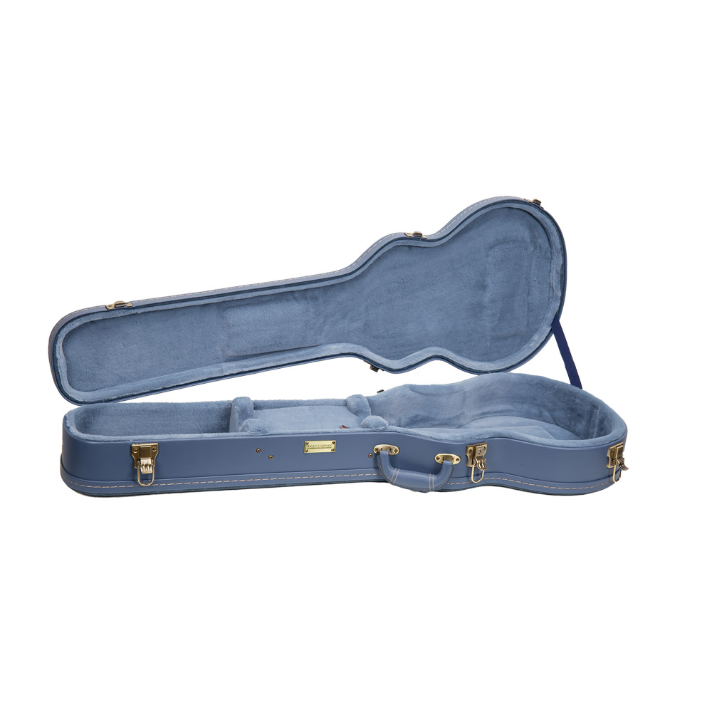 CRW630L Wooden Case, Les Paul Electric Guitar Case,Patterned leather ...